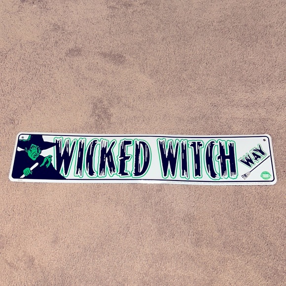 Wall Decor | Wicked Witch Way Sign | Poshmark